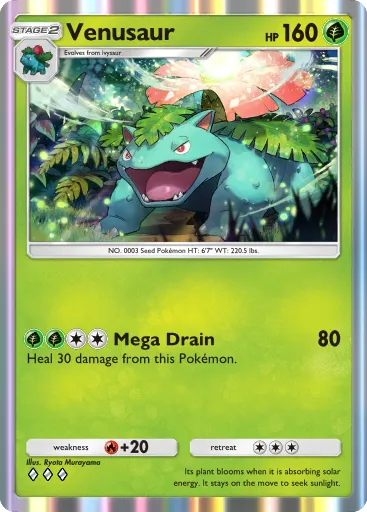 Venusaur Card Guide - [A1] Genetic Apex | PTCGP Wiki
